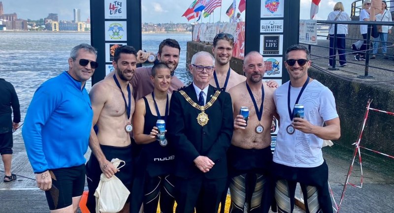 Surgeon swims the Mersey for SCIAF appeal | SCIAF