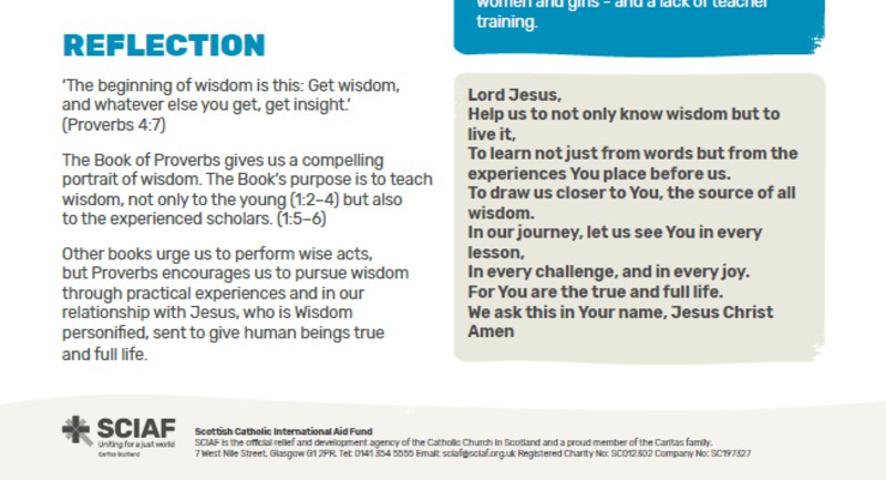 Real Gifts Resources - Schools | SCIAF